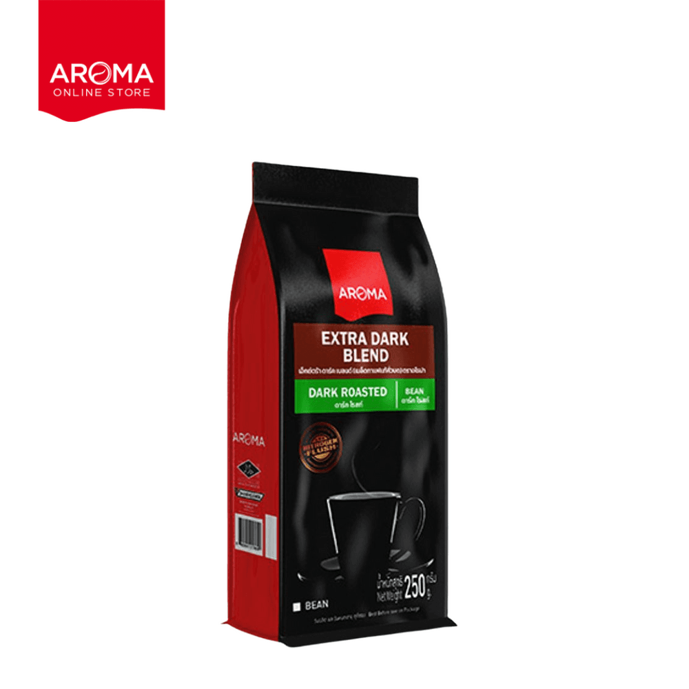 Aroma Online Store | เมล็ดกาแฟคั่ว Extra Dark Blend Bean 250 G.