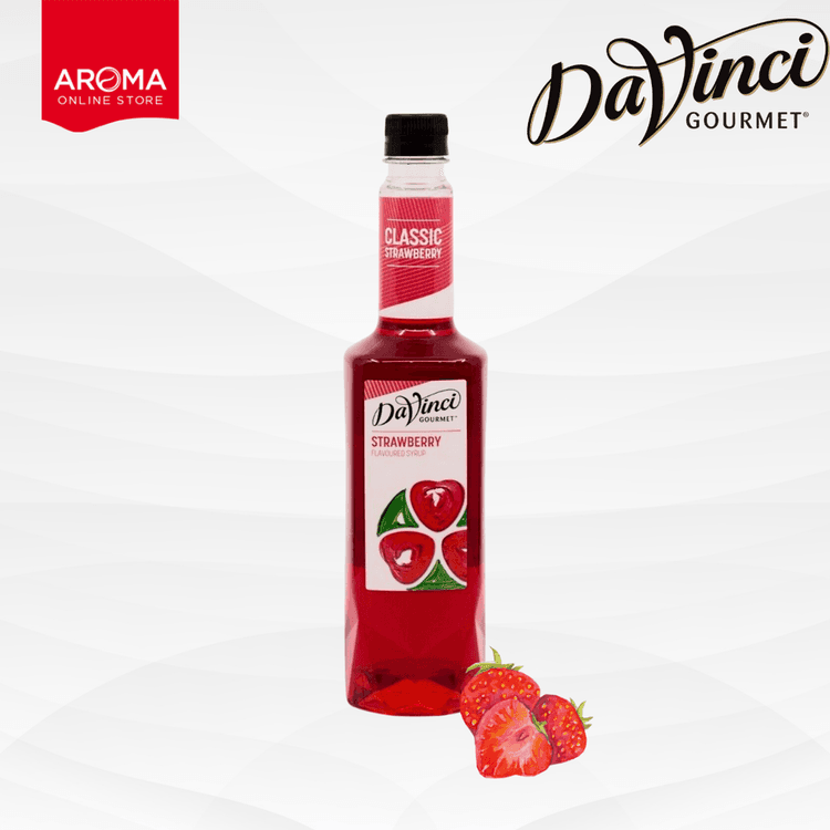 Aroma Online Store | DAVINCI STRAWBERRY SYRUP 750ML