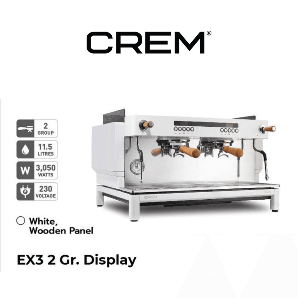 Aroma Online Store | เครื่องชงกาแฟ Crem mod. EX3 2Gr Display, Knobs ...